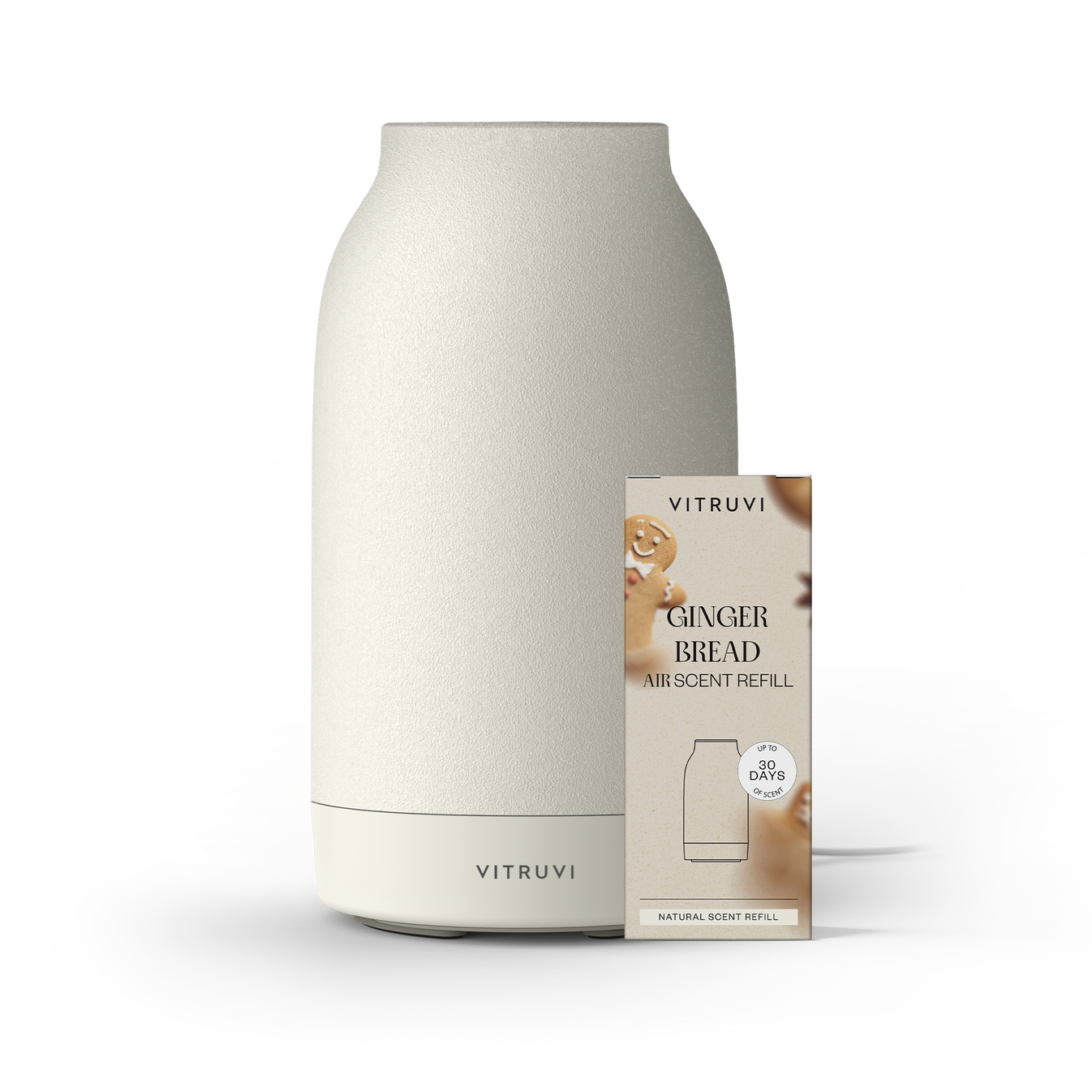 Air Waterless Diffuser - Starter Kit with Gingerbread Refill – Vitruvi