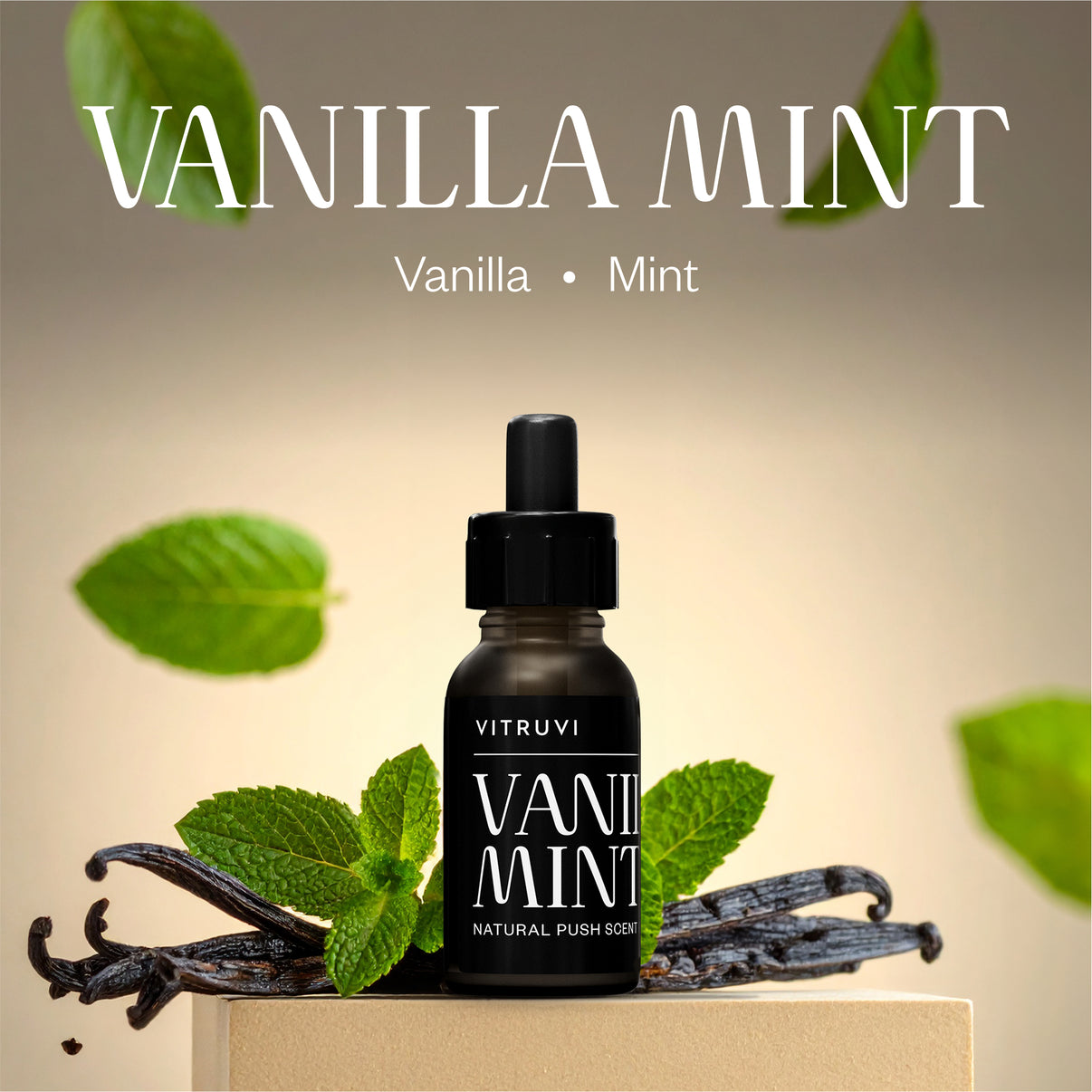 Vanilla Mint Push Scent Refill – Vitruvi